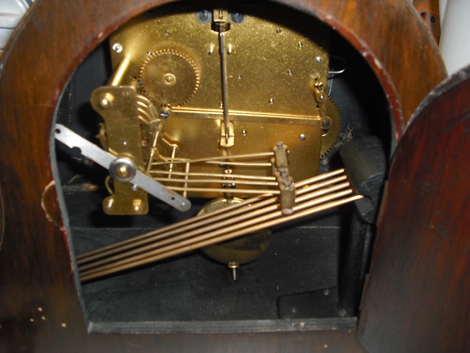 Vintage Napoleon Hat HAC Mantel Clock With Westminster Chimes Key ...