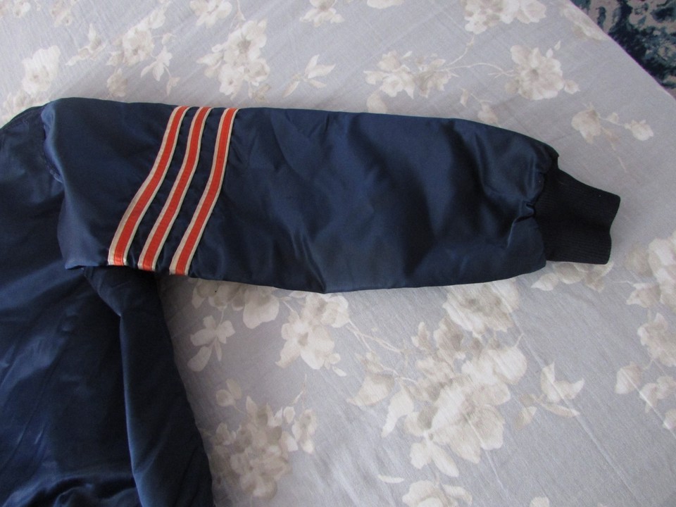 Chicago Bears NFL Football Starter Jacket M Team Sewn Authentic Vintage ...