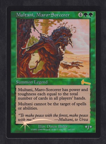 Magic MTG - Multani, Maro-Sorcerer - Héritage d'Urza - MINT/NMINT - EN ...