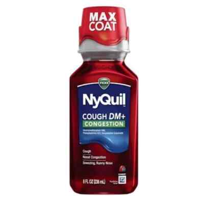 Nyquil Cough DM & Congestion Liquid Berry 8 Oz By Crest | eBay
