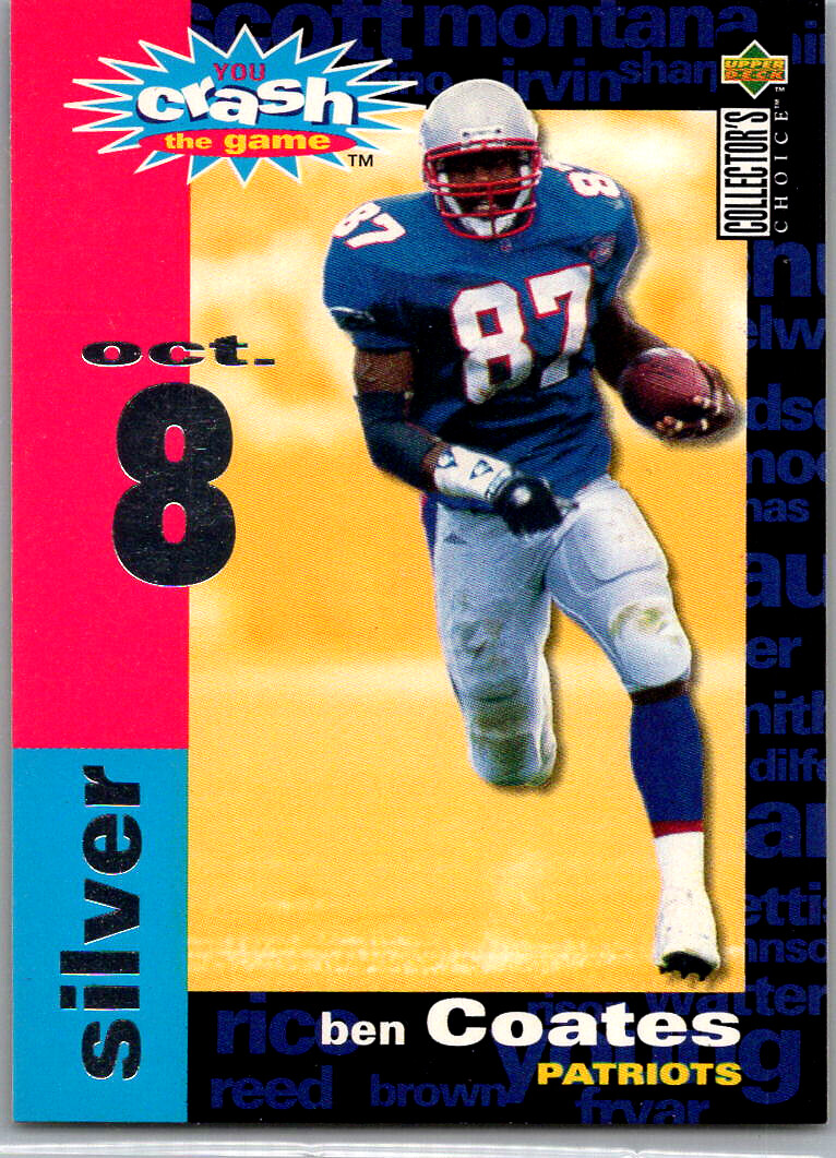 # C26 Ben Coates New England Patriots 1995 Collector's Choice | eBay