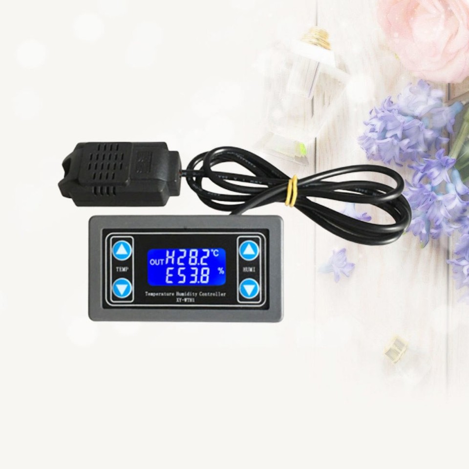 Humidity and Temperature Monitor Controller with Digital Display ...