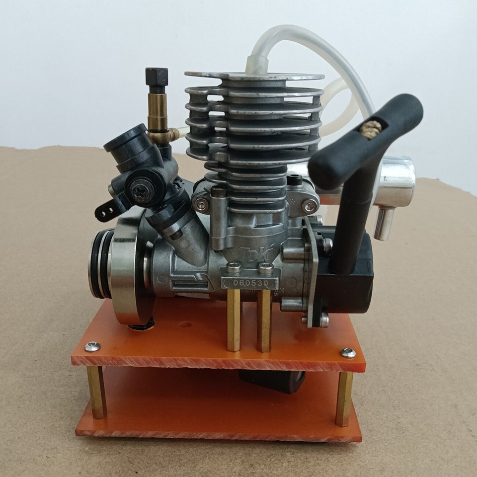 Mini 2-Stroke Gasoline Engine Model Toy Petrol Engine Mixture Nitro DC ...