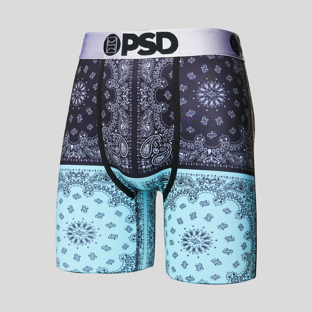 PSD Mens Boxer Briefs Silver Split & Co Size LARGE (36" to 38") | eBay