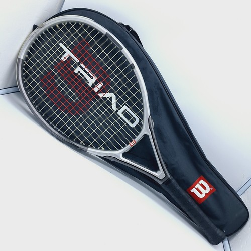 Wilson Triad 3 Oversize Tennis Racquet Racket 4 1/4'' Grip Si 3.0 Very ...