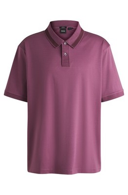 Boss Mens Slim Fit Mercerized Cotton T-shirt in Purple Size 3XT | eBay