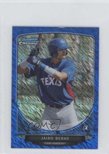 2013 Bowman Cream of the Crop Chrome Mini Refractor Blue Wave /250 ...