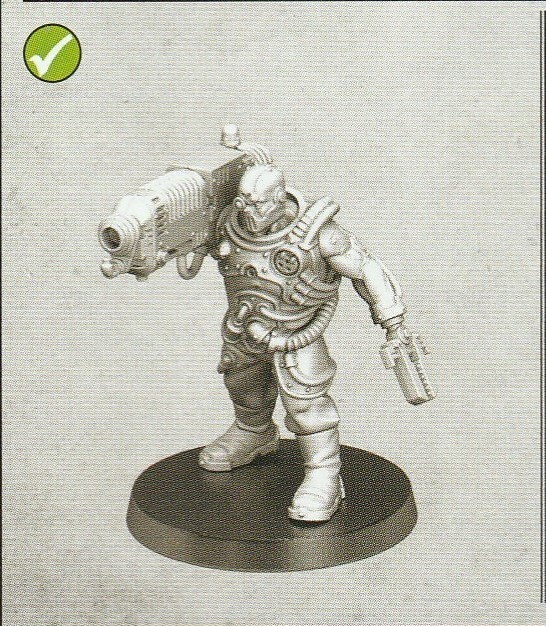 Gun Servitor Imperial Agents Inquisition Kill Team Warhammer 40k - NoS ...