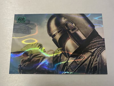 2024 Topps Chrome Star Wars Galaxy Grogu Goodbye For Now Lava Refractor ...