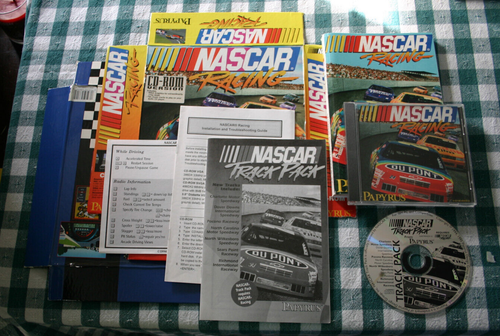 NASCAR Racing (Sierra, 1996) PC Racing Game w/ Track Pack and Manual ...