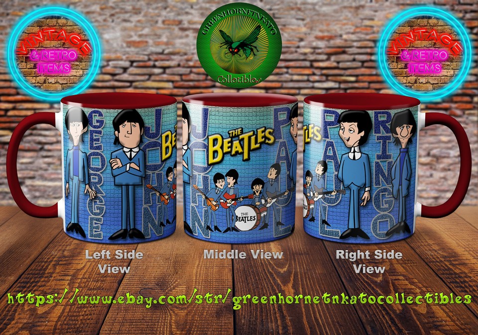 The Beatles Cartoons Group #3 Custom Designed 11oz Beverage Mug 21 ...