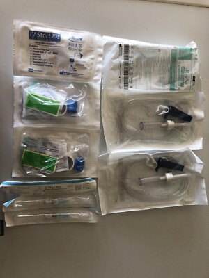 IV Start Kits, IV Tubing, 22g IV Catheters, 3 Sets! New. | eBay