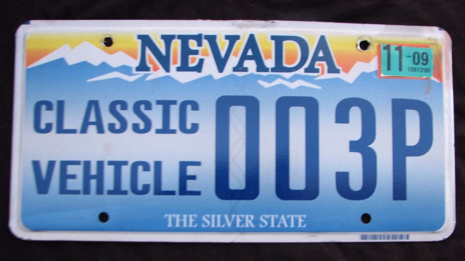 NEVADA LICENSE PLATE " 003 P " CLASSIC CAR ANTIQUE HISTORIC VINTAGE OLD ...