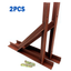 Pair of Heavy Duty Steel Chimney Support Gallow Brackets 50x45x5mm ...