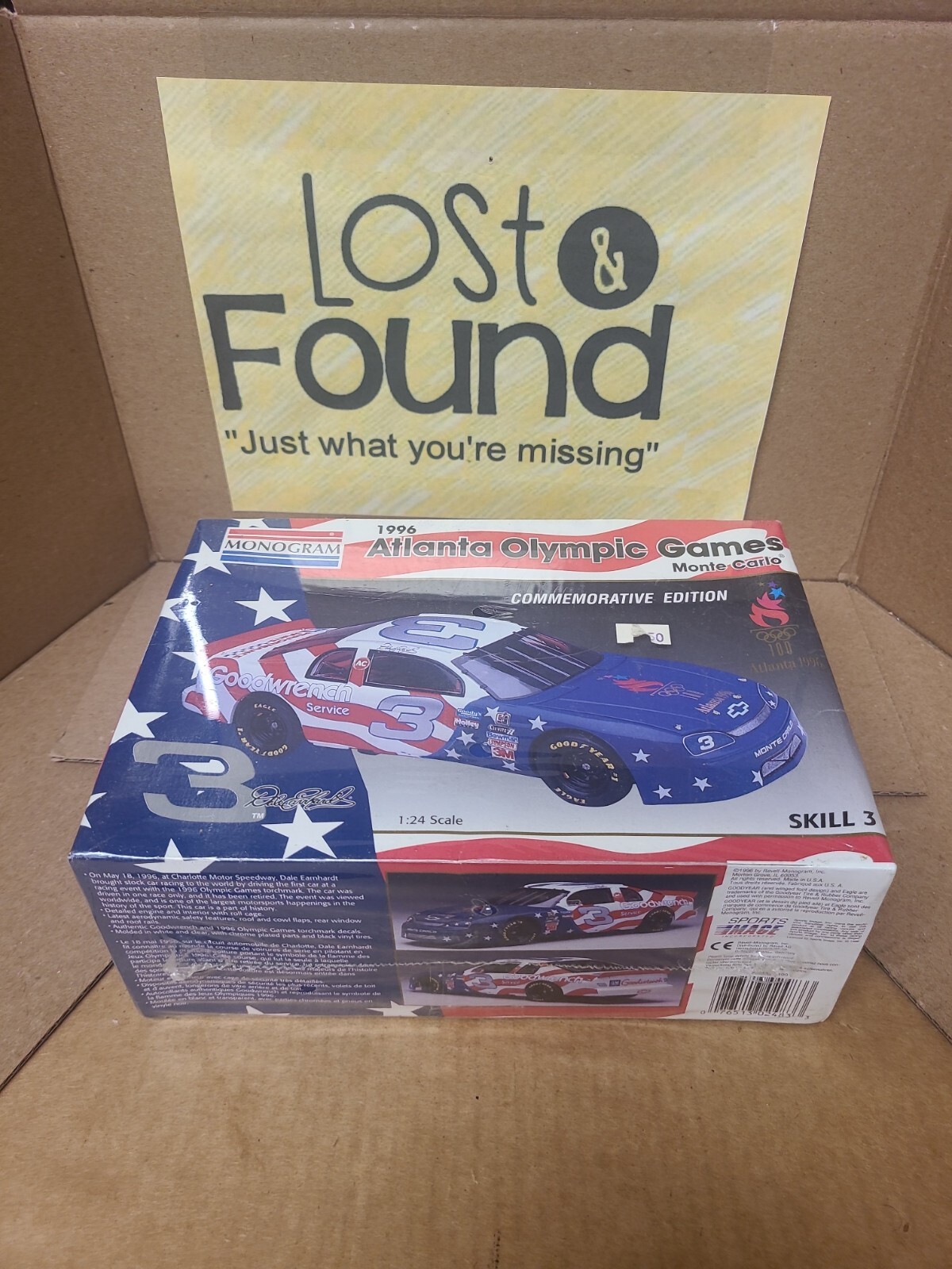 Monogram Dale Earnhardt 1996 Olympic Games 1:24 Vintage Model Car Kit ...