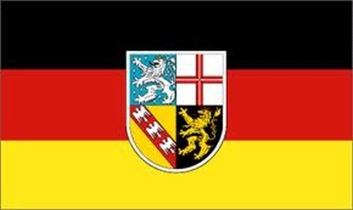 Saarland Flag 3x5 ft Germany German Federal State Coat of Arms ...