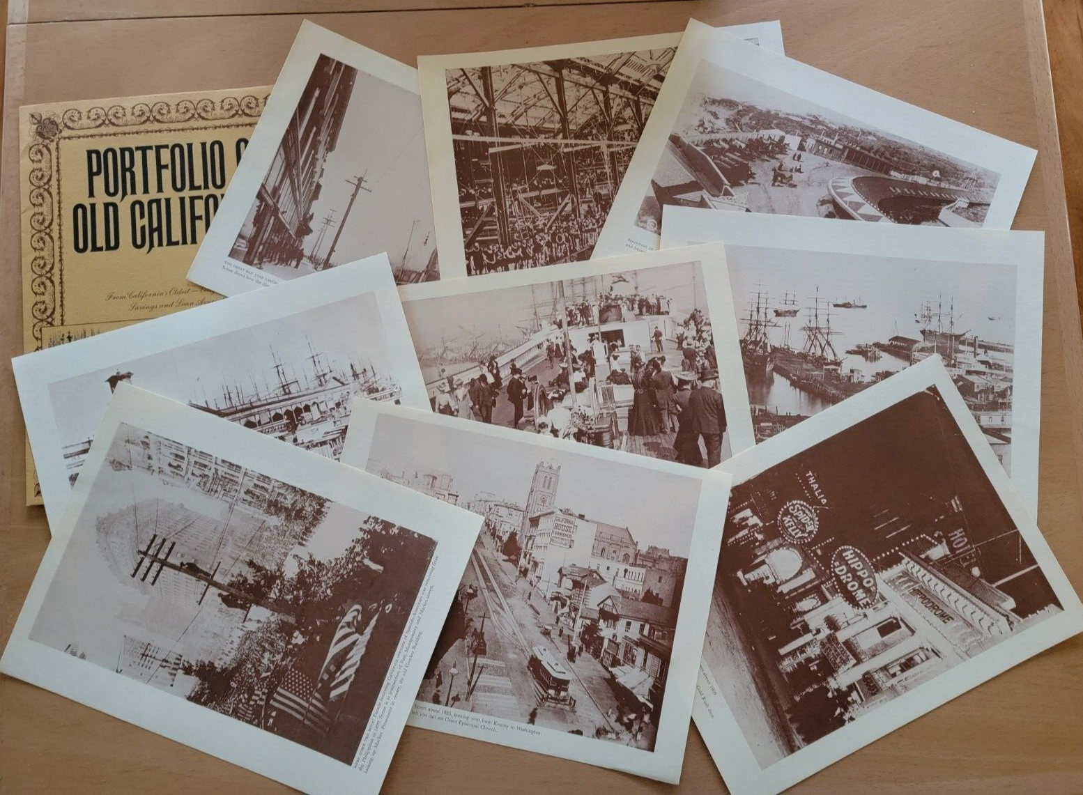 Portfolio Of Old California-9 Prints -Northern California-Citizens Federal S & L | eBay