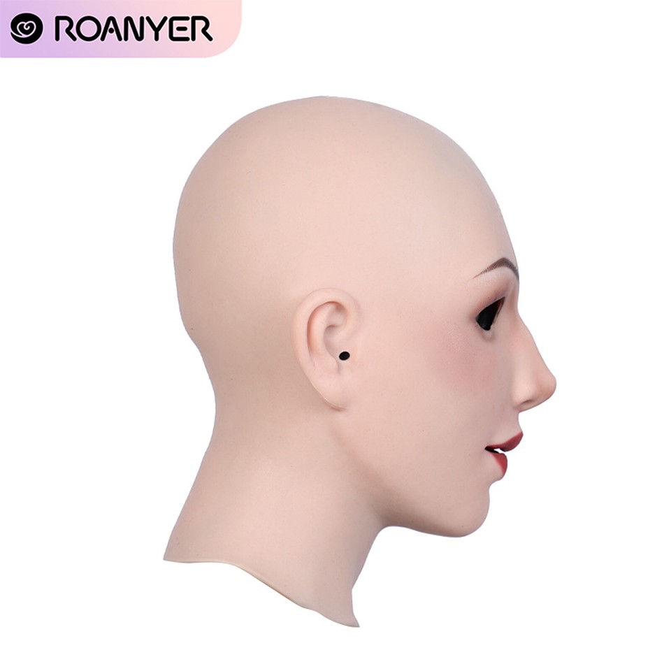Roanyer Camile Realistic Silicone Female Mask for Mtf Crossdresser ...