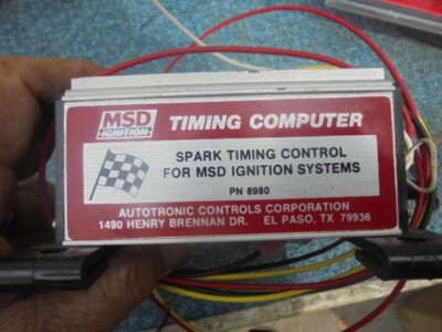MSD 8980 Timing Computer IMCA IHRA NHRA WISSOTA Dirt Modified Mud Rat ...