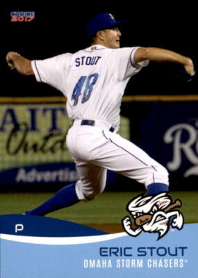 2017 Omaha Storm Chasers Choice #27 Eric Stout Chicago Illinois IL ...