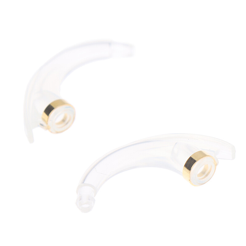 2Pcs Earmold Model Hook Anti-howling Elbow Tubing Connector for Ear ...