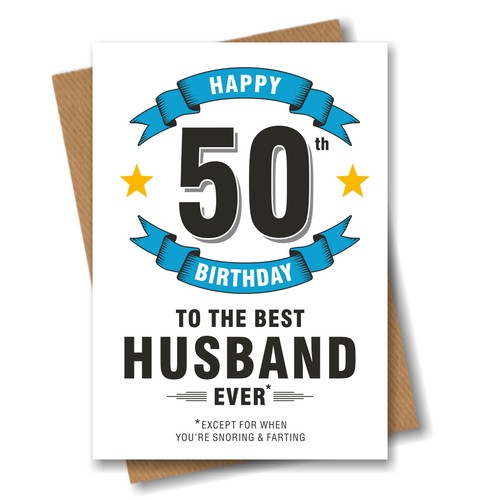 Husband 50th Birthday Card For Husband The Best Hubby Ever Funny Fart husband-50th-birthday-card-for-husband-the-best-hubby-ever-funny-fart