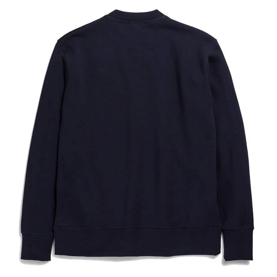 Norse Projects Arne Logo Sweat Dark Navy | eBay UK
