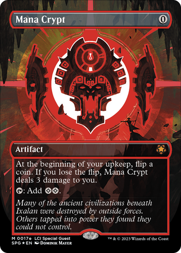 Mana Crypt (0017e) (Borderless) The Lost Caverns of Ixalan Special ...