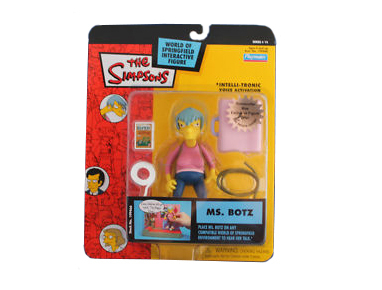 Playmates Toys The Simpsons Interactive Ms. Botz Action Figure for sale ...
