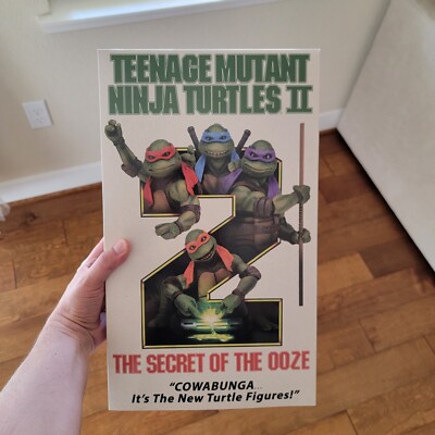 Neca Teenage Mutant Ninja Turtles VHS Box Secret Of The Ooze 2 TMNT | eBay