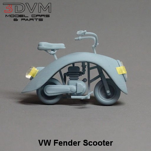 1:25-1:24 Scale Resin VW Fender Scooter Model Kit, Un-assembled | eBay