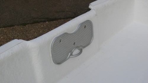 NEW Robust Fibreglass Dinghy Rowing Skiff Boat 2.4 m 7'11" Row Motor ...