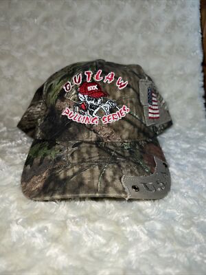 Mossy Oak STX Outlaw Pulling Series Camouflaged Hat Adjustable Baseball ...