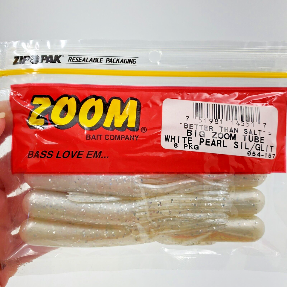 Big Zoom Tube Better Than Salt 8 Count Pack You Choose Color Bass Love ...