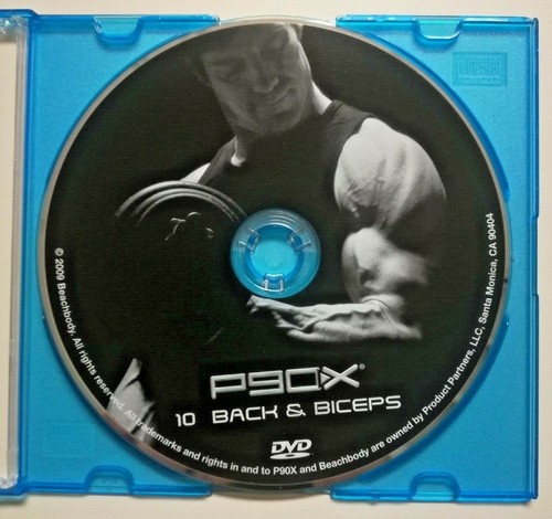 P90X Back & Biceps Focused Fitness 10 of 12 Authentic Replacement DVD ...