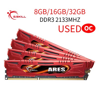 G.Skill Ares 32GB 16GB 8GB 4GB DDR3 OC 2133Mhz PC3-17000U Desktop ...