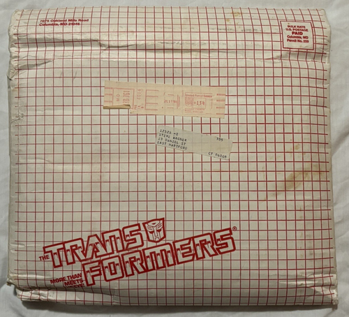 Transformers G1 Hasbro Mail Away S.T.A.R.S. Autobot Command Center Kit ...