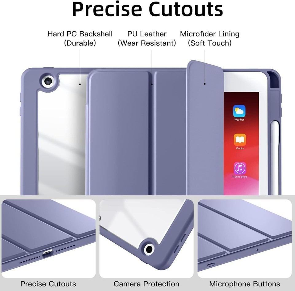 Shockproof Smart Cover Case for iPad 10th 9th 8th 7th 6th Gen Air 11 ...