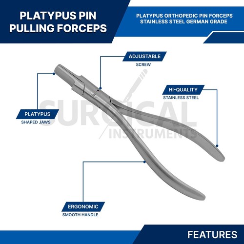 Pin Pulling Pliers Surgical Orthopedic Instruments 5.5" Stainless ...
