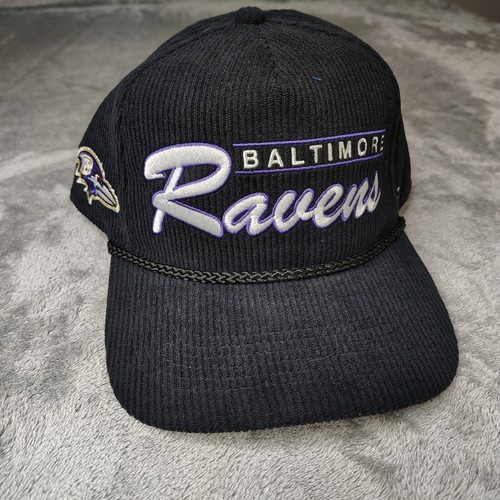 '47 Brand Baltimore Ravens NFL Black Corduroy Double Header Rope Hitch ...