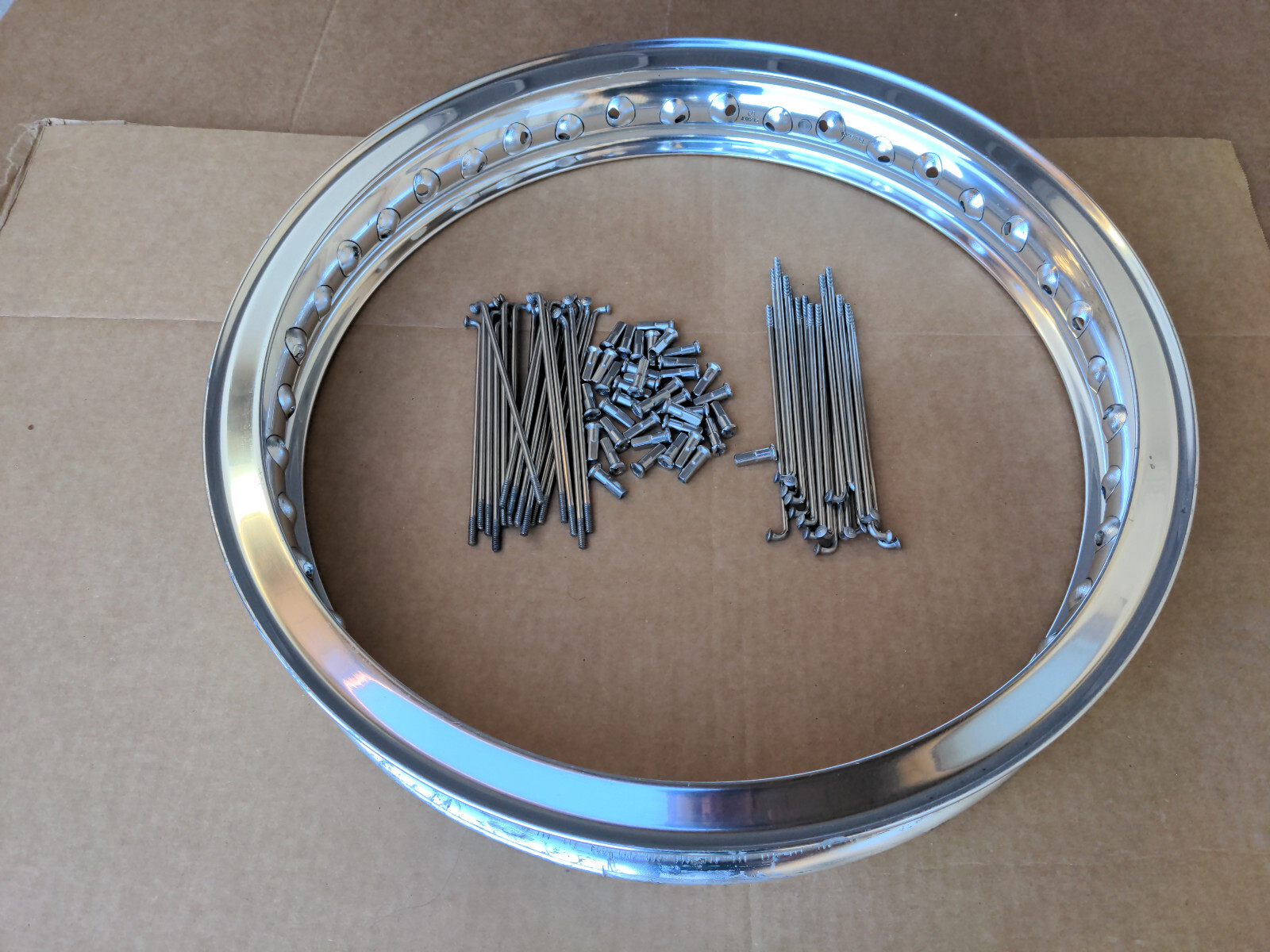Excel WM3 18" 40 Aluminum Rim & Buchanan Spokes Enfield Interceptor ...