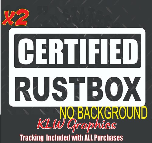 Rust box Certified Decal Sticker 4x4 Car Turbo Diesel Truck 6.7 6.6 ...