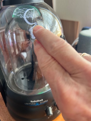 RadioShack Lightning Storm Plasma Globe 42-3071 Works See Video | eBay