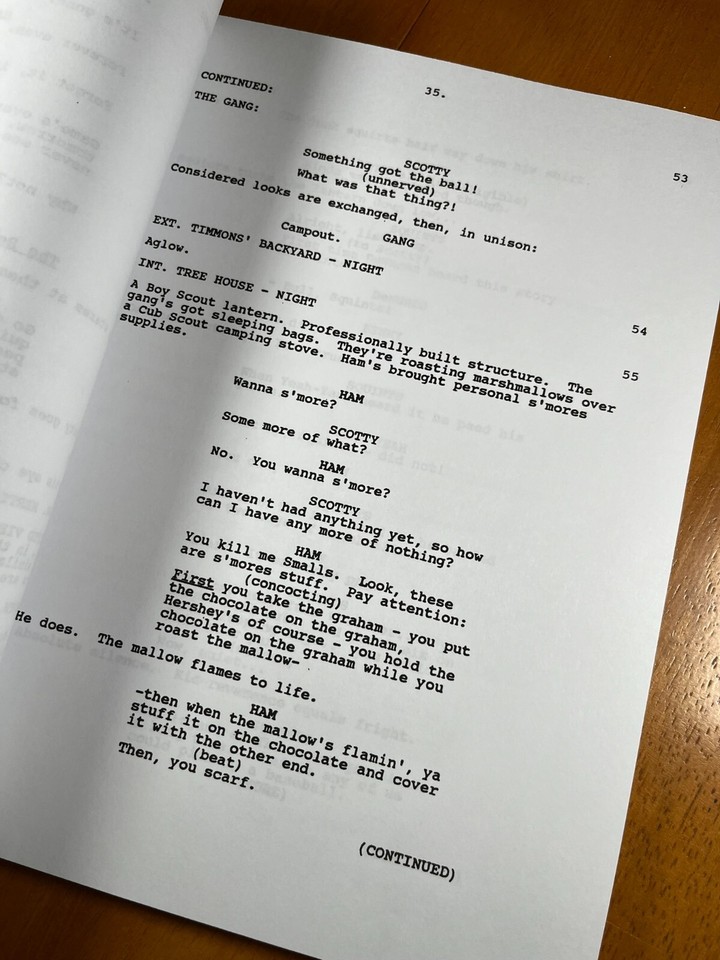 The Sandlot Script Signed- Autograph Reprints- 116 Pages- Baseball | eBay