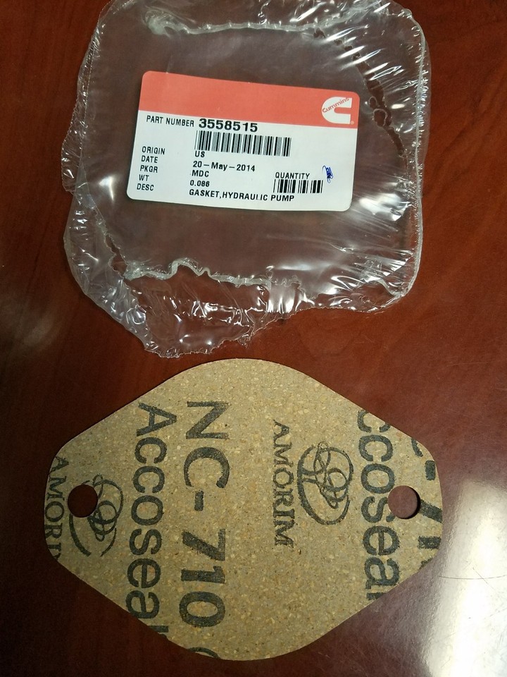 Genuine Cummins 3558515 GASKET,HYDRAULIC PUMP New | eBay