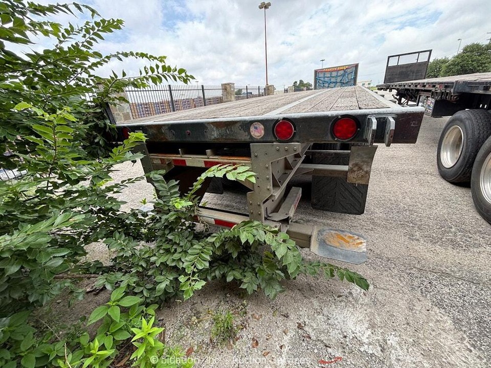 2016 Direct Trailer DT45FSTSLS 45' Flatbed T/A Semi Wood Deck Bulkhead ...