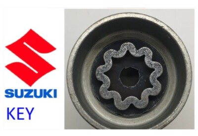 NEW Genuine Suzuki 7041 Locking Wheel Bolt KEY Head 990E0-07041 17mm ...