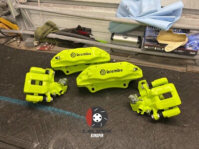 Acura TL-S 2004/2008 Caliper Brakes Front/ Rear Set Powder Coated ...