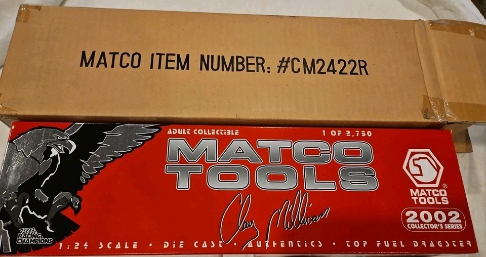 *1:24 Top Fuel Dragster 2002 MATCO Tools CLAY MILLICAN Werner Enterprises | eBay