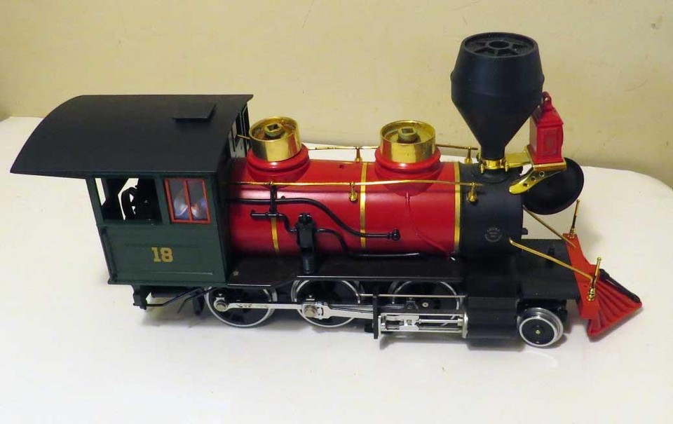 LGB 2018D G-Gauge Mogul Steam Engine w/ Steamer #18 2-6-0 Train in Box ...